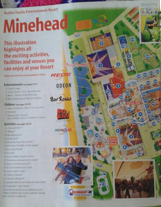 Minehead Map From 1999